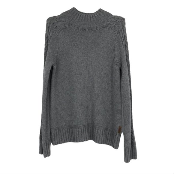 Roots | Sweaters | Roots Ribbed Knit Wool Cashmere Blend Sweater Dark ...